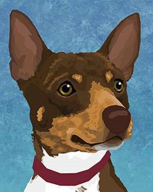 Rat Terrier Art | Shop Rat Terrier Decor & Gifts - Sara England Designs