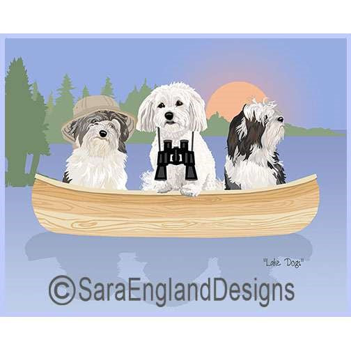Lake Dogs - Two Versions — Sara England Designs