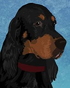 Gordon Setter Art | Shop Gordon Setter Decor & Gifts - Sara England Designs