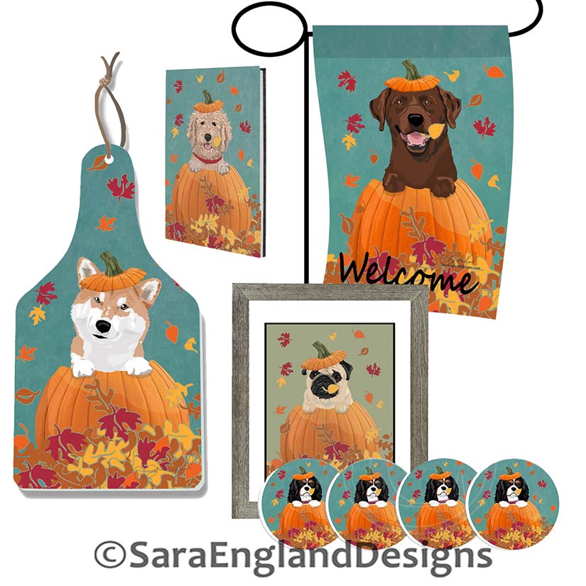 Tibetan Mastiff - Pumpkin — Sara England Designs