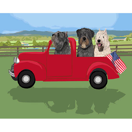 Pet Portrait Themes | Browse Cute Pet Art Settings - Sara England Designs