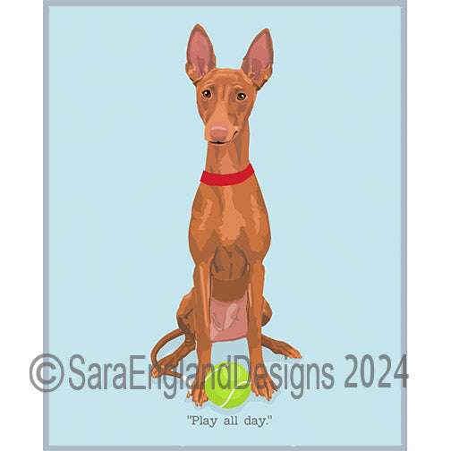 Pharaoh Hound - Play All Day — Sara England Designs