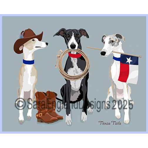 Whippet - Texas Tails — Sara England Designs