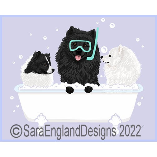 German Spitz - Spa Day — Sara England Designs