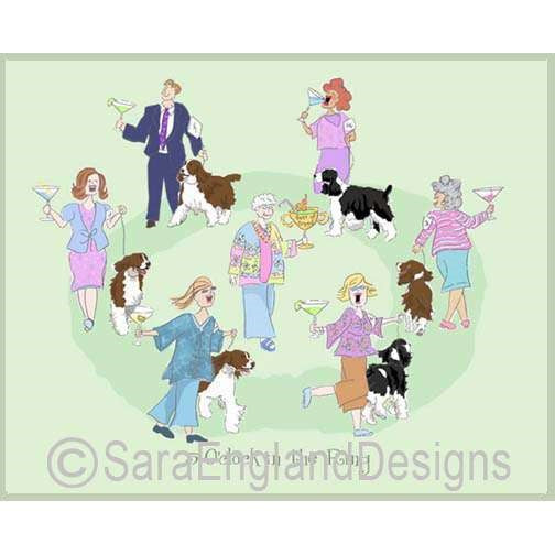 English Springer Spaniel - 5 O'Clock In The Ring — Sara England Designs