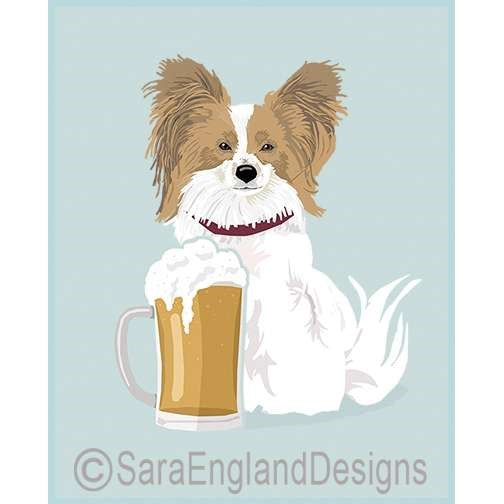 Papillon - Man's Best Friends - Three Versions - Tan — Sara England Designs