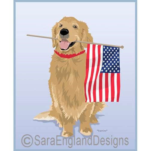 Golden Retriever - Patriot — Sara England Designs