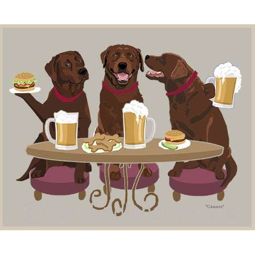 Labrador Retriever - Cheers - Four Versions - Chocolate — Sara England ...