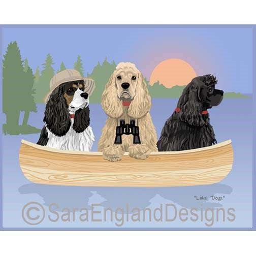 Cocker Spaniel - Lake Dogs — Sara England Designs